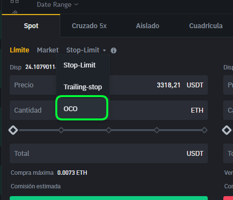Como usar la Orden OCO Binance ⭐